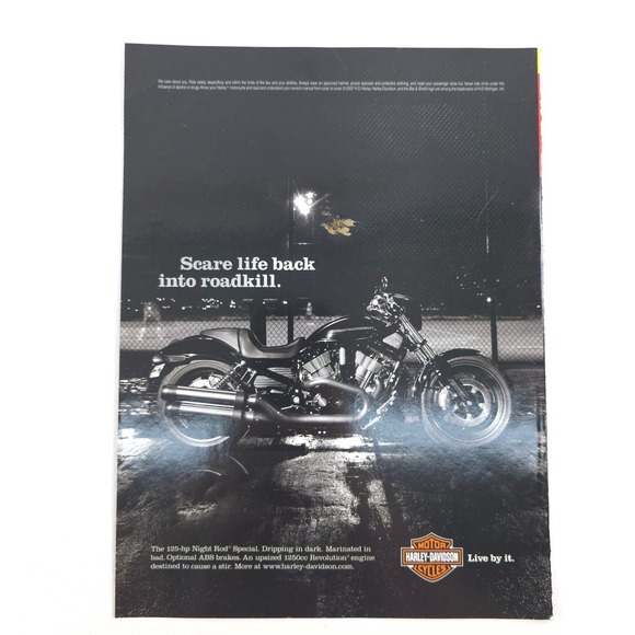 Art | Harley Davidson Night Rod Motorcycle Dark Urban Shadow Bike Print ...